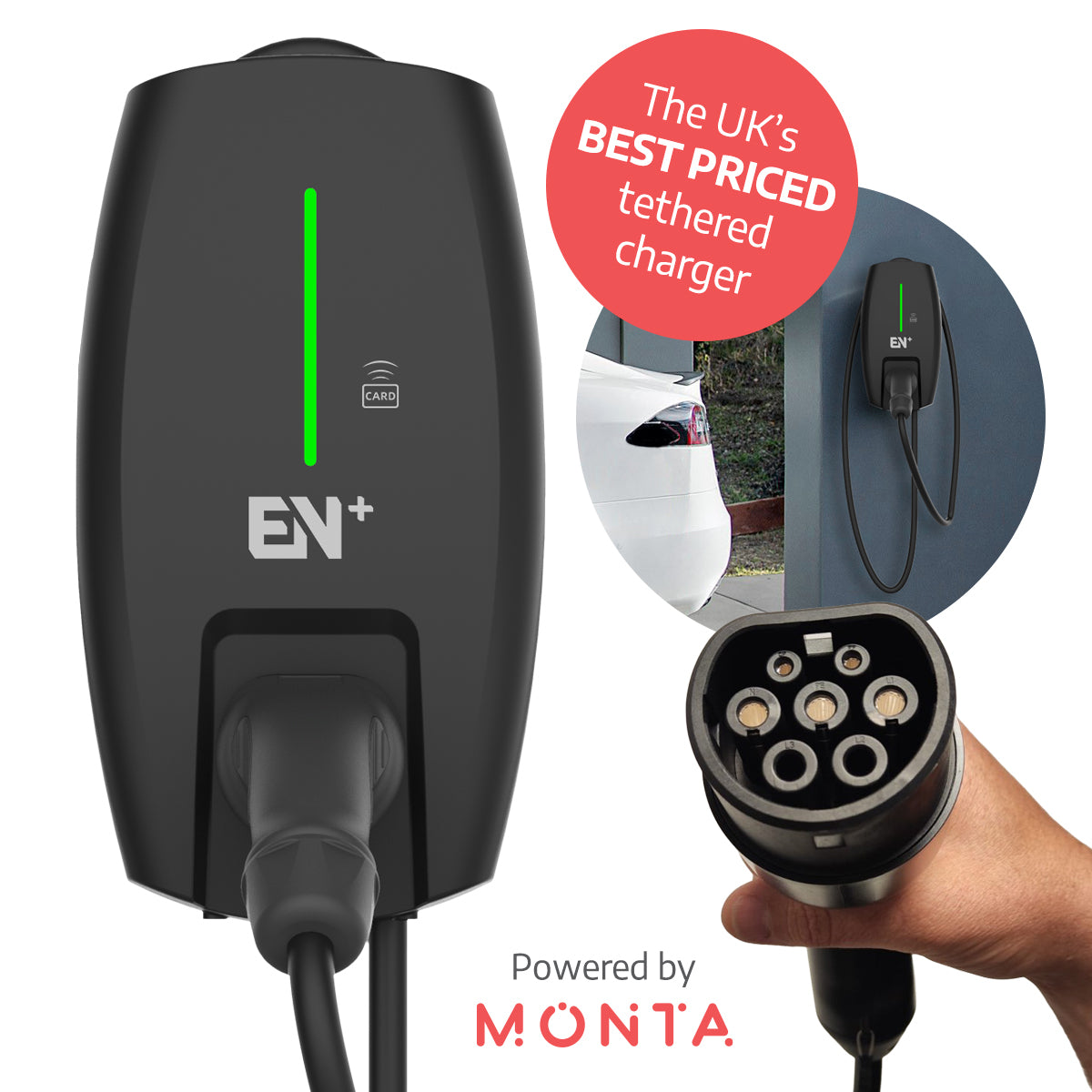 ENPLUS SMART HOME SERIES: 7kW | TETHERED | 4M – voltaev.co.uk