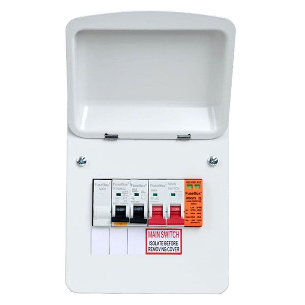 FUSEBOX EV CONSUMER UNIT: TYPE A RCBO | 32A | SPD | BI DIRECTIONAL